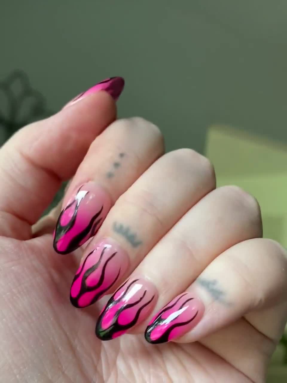 Hot Fire Nail Art Designs 55 Best Fall Nail Designs For 2024,