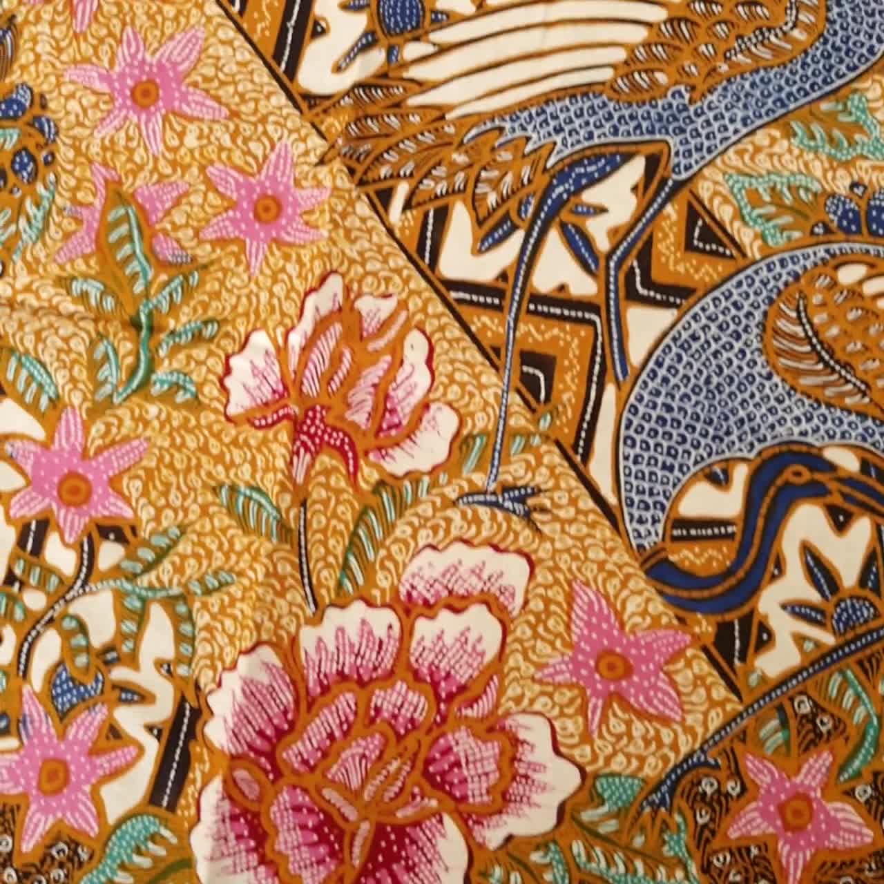 Indonesian Batik Flower