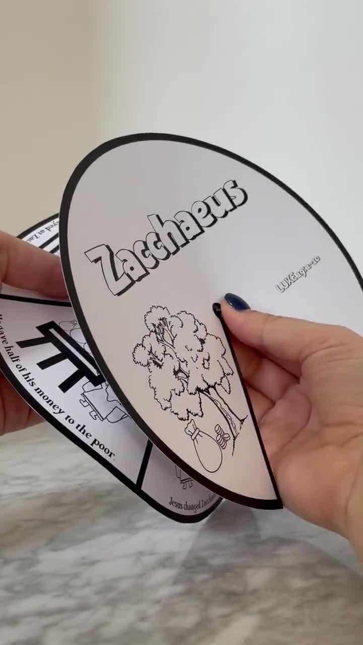 Manualidad De Zaqueo Para Imprimir Dibujo Para Pintar Sobre Zaqueo