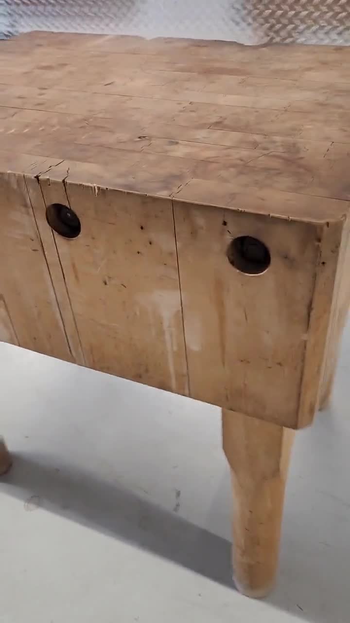 Antique Butcher Block Legs