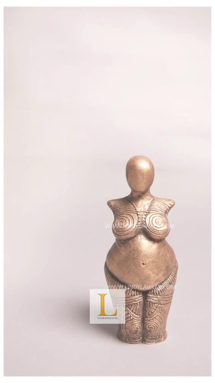 Fertility Statue Lot TALL MALE/FEMALE FERTILITY STATUE WITH BIRD ON