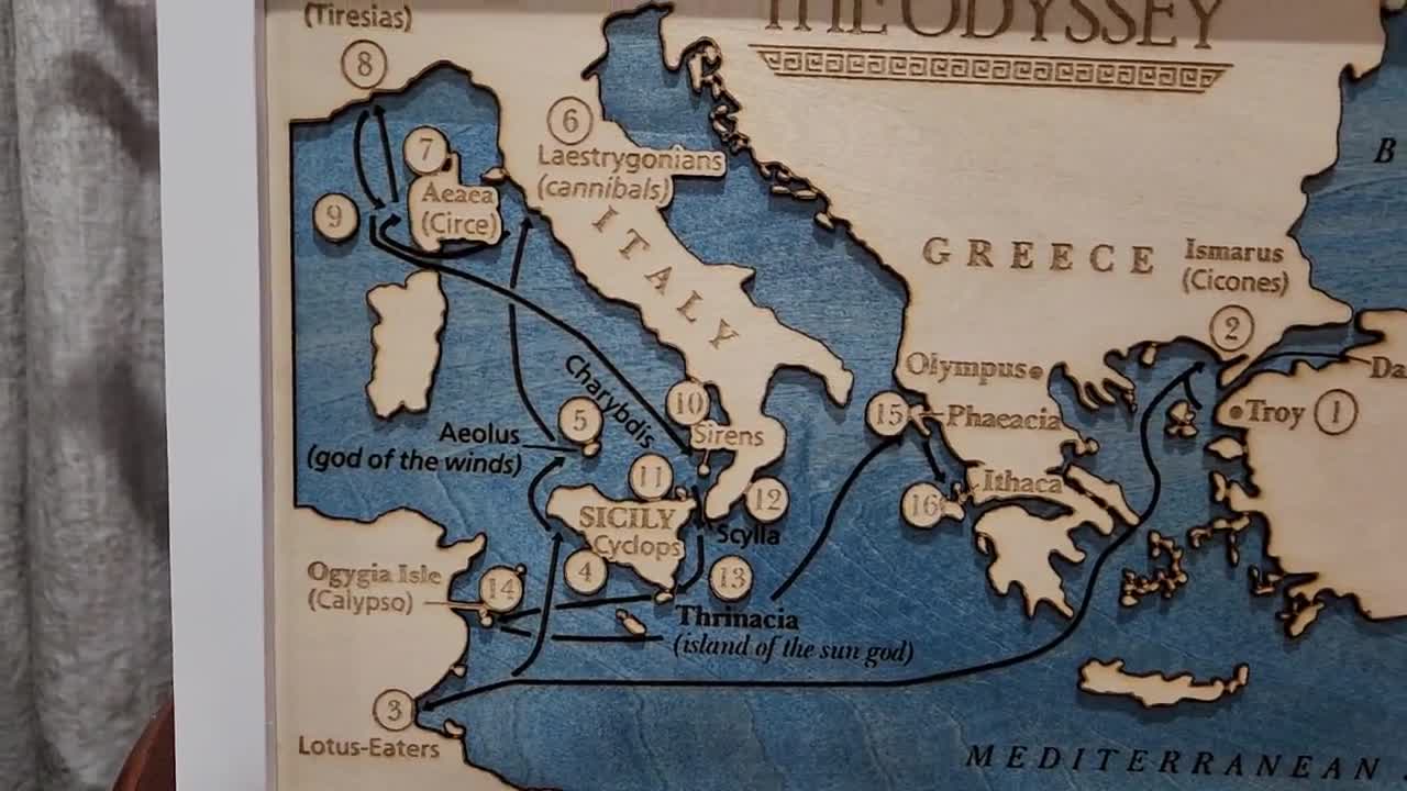 Odyssey Book Map
