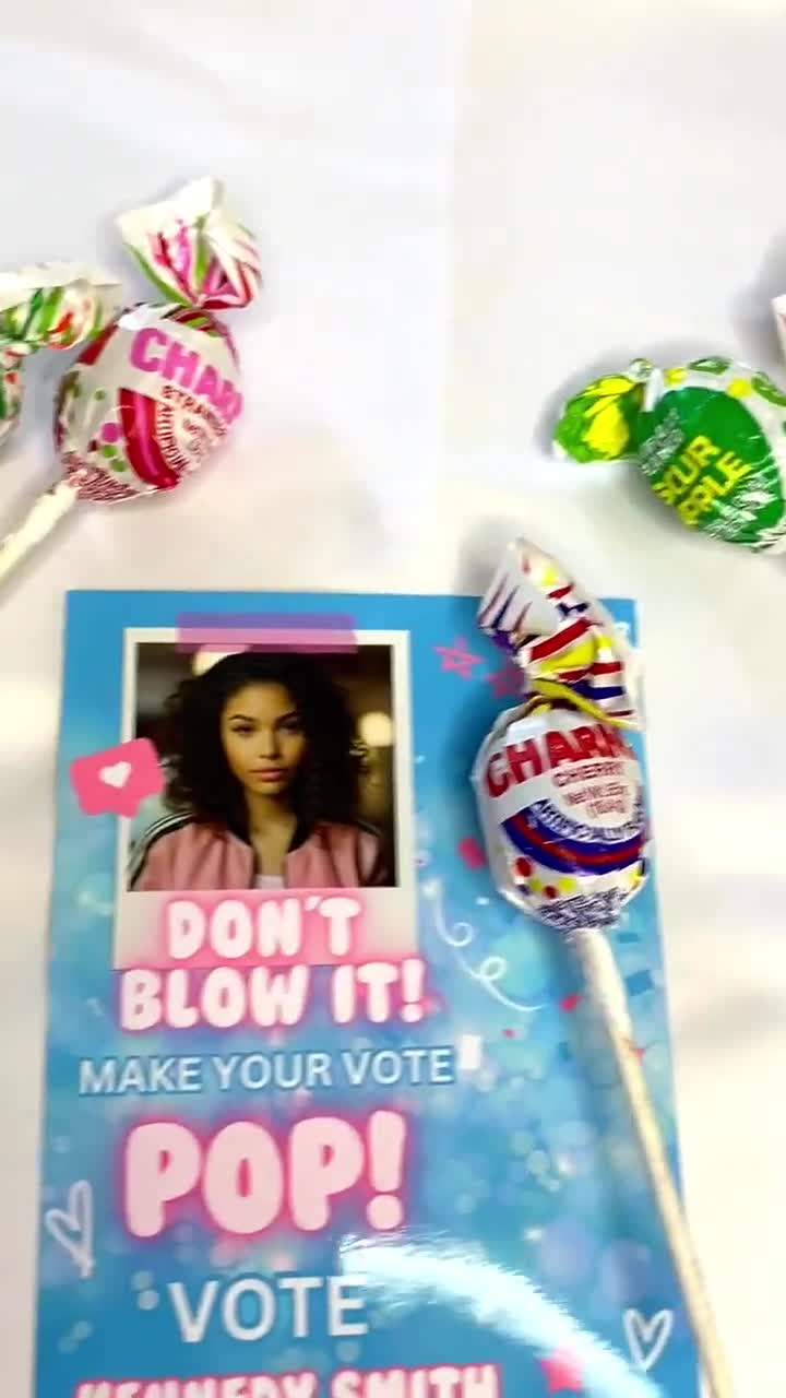 Vote Printable Lollipop Tags Lollipop Gift Tags 60+ Gift Ideas For