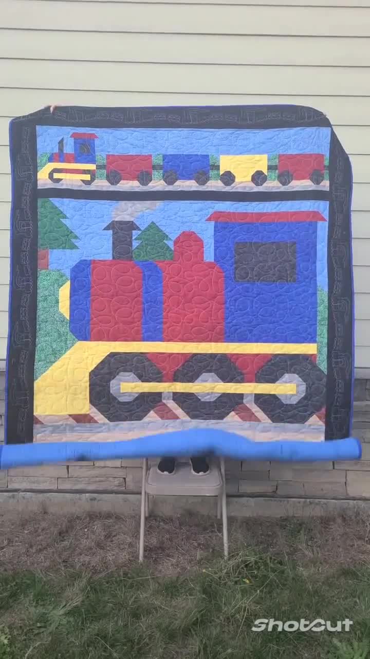 Train Applique Quilt Pattern Applique — Blog — The Inquiring
