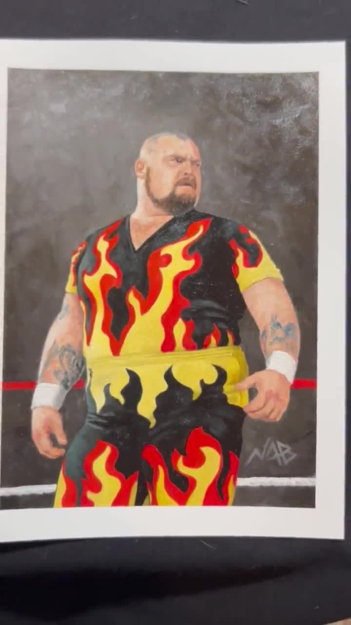 Bam Bam Bigelow Drawing