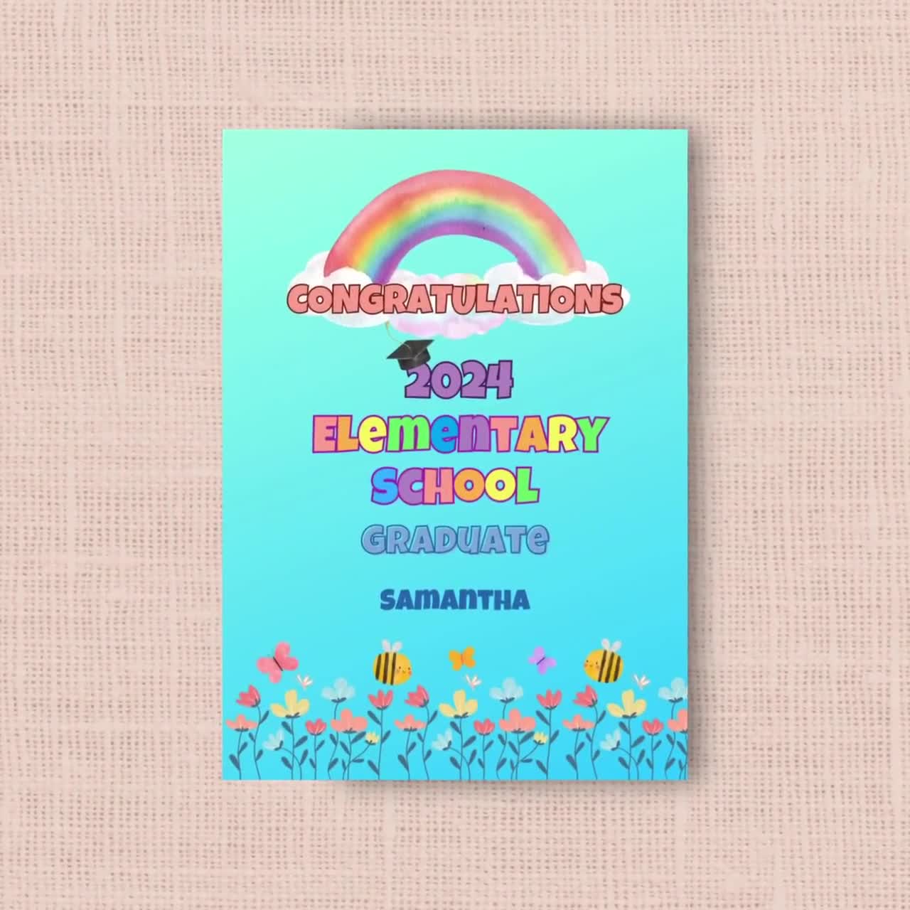 Elementary School Graduation Cards Messages Printable Graduation