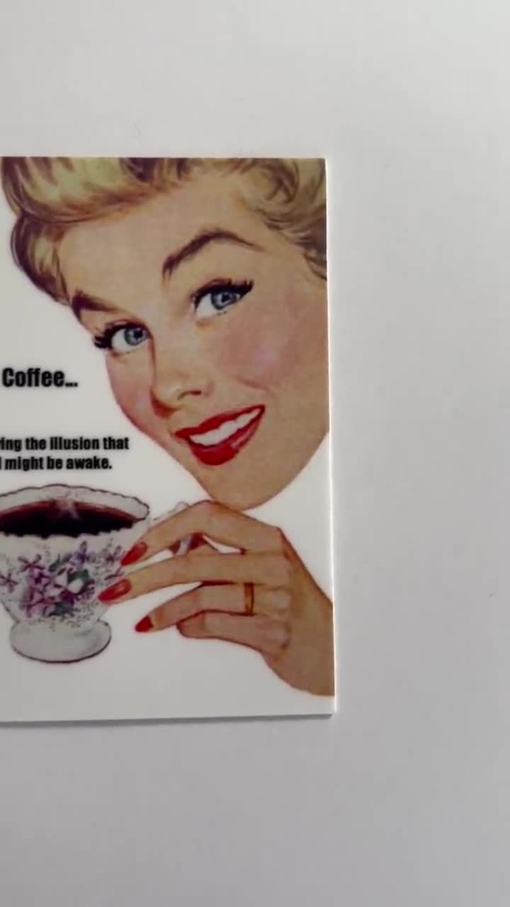 Retro Coffee Memes Funny Coffee Poster Vector Art, Icons, And Graphics
