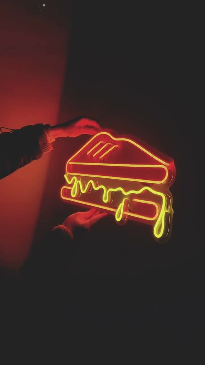 Sandwich Neon Sign - LED Wall Art For Restaurants, Cafes, Bars