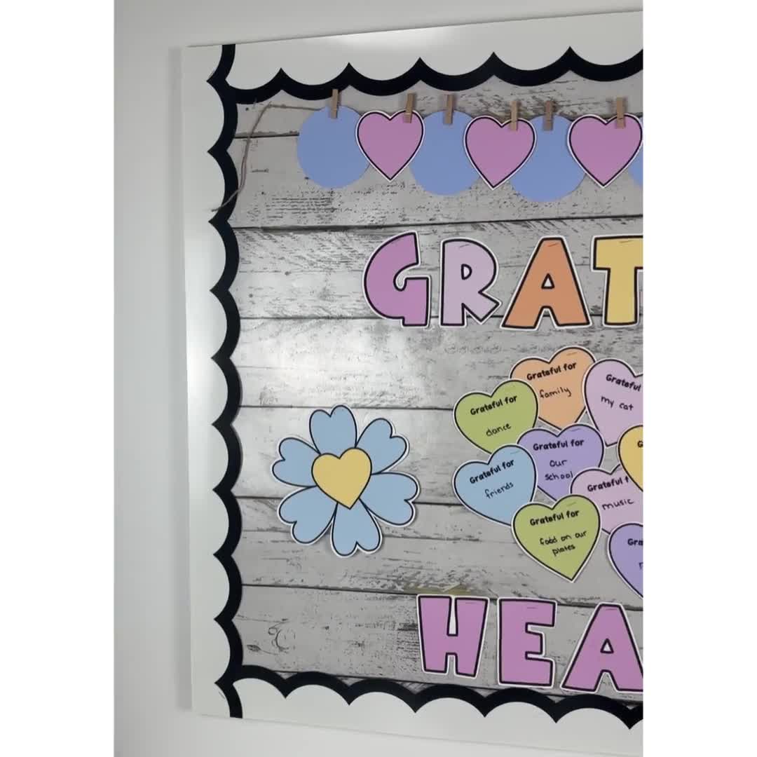 Give Thanks With A Grateful Heart Bulletin Board Blog