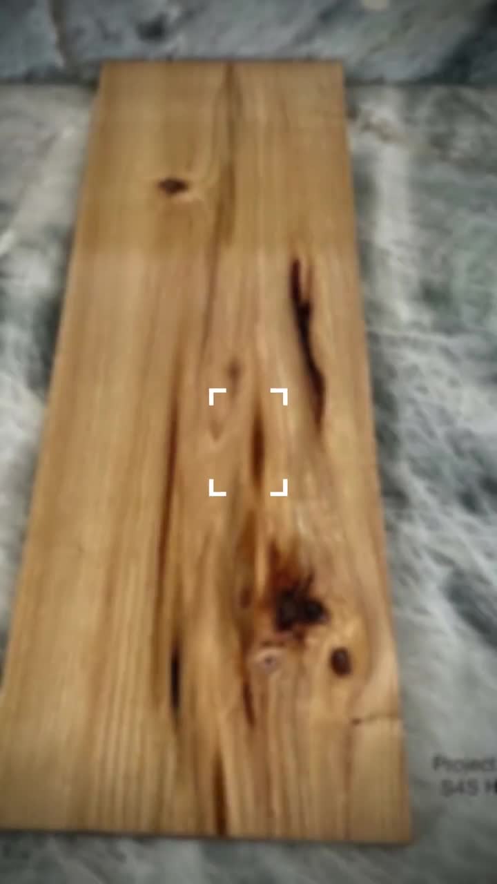 Natural Hickory Wood Cross Section