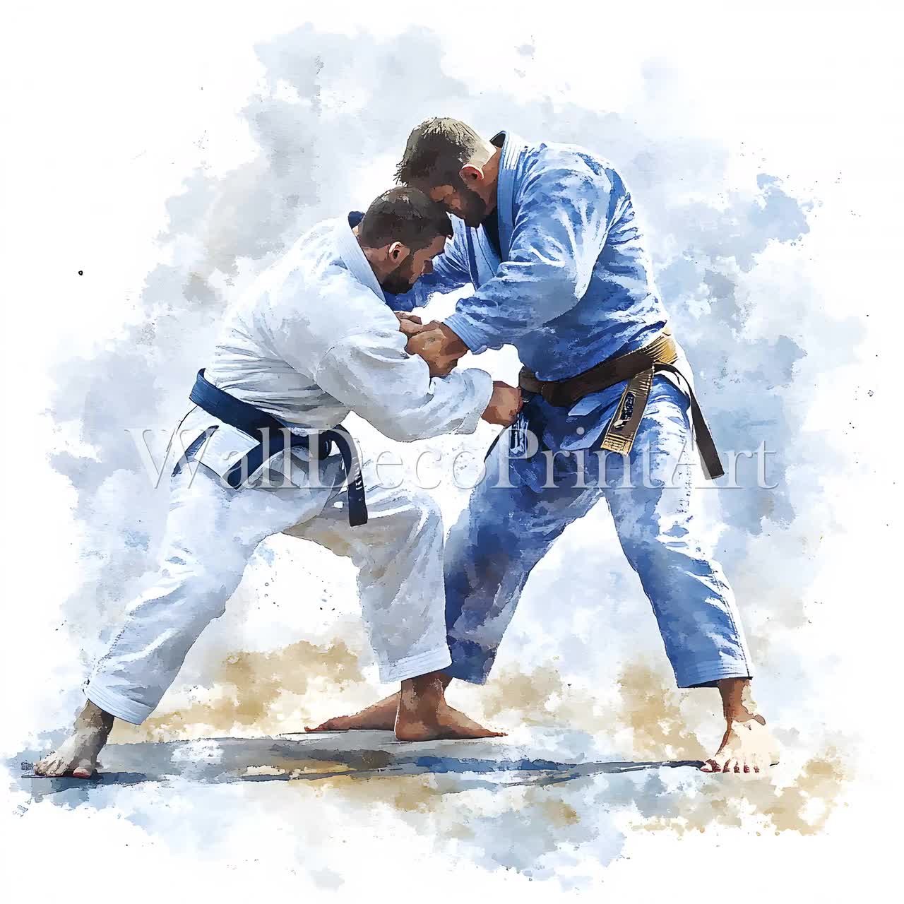 Brazilian Jiu Jitsu Clip Art