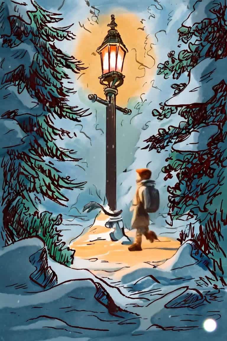 Narnia Lamppost Drawing A Electric Circuit Diagram
