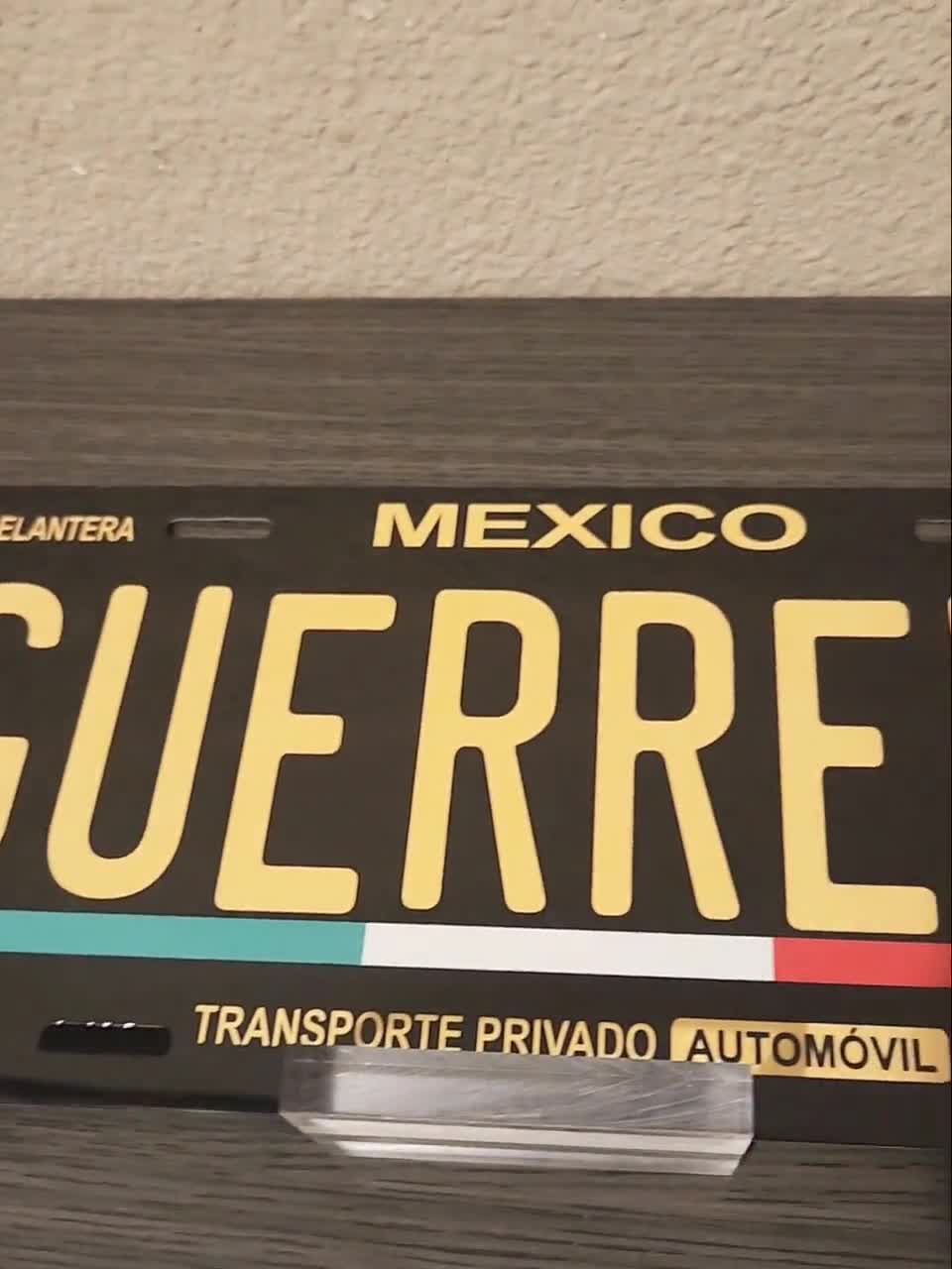 Guerrero License Plate Guerrero Mexico Novelty Metal License Plate Tag