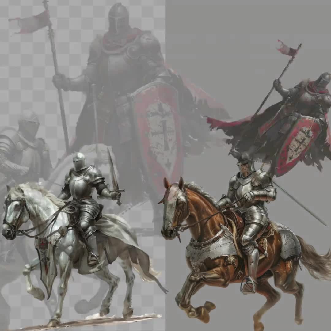 Clipart Cavalieri Medievali