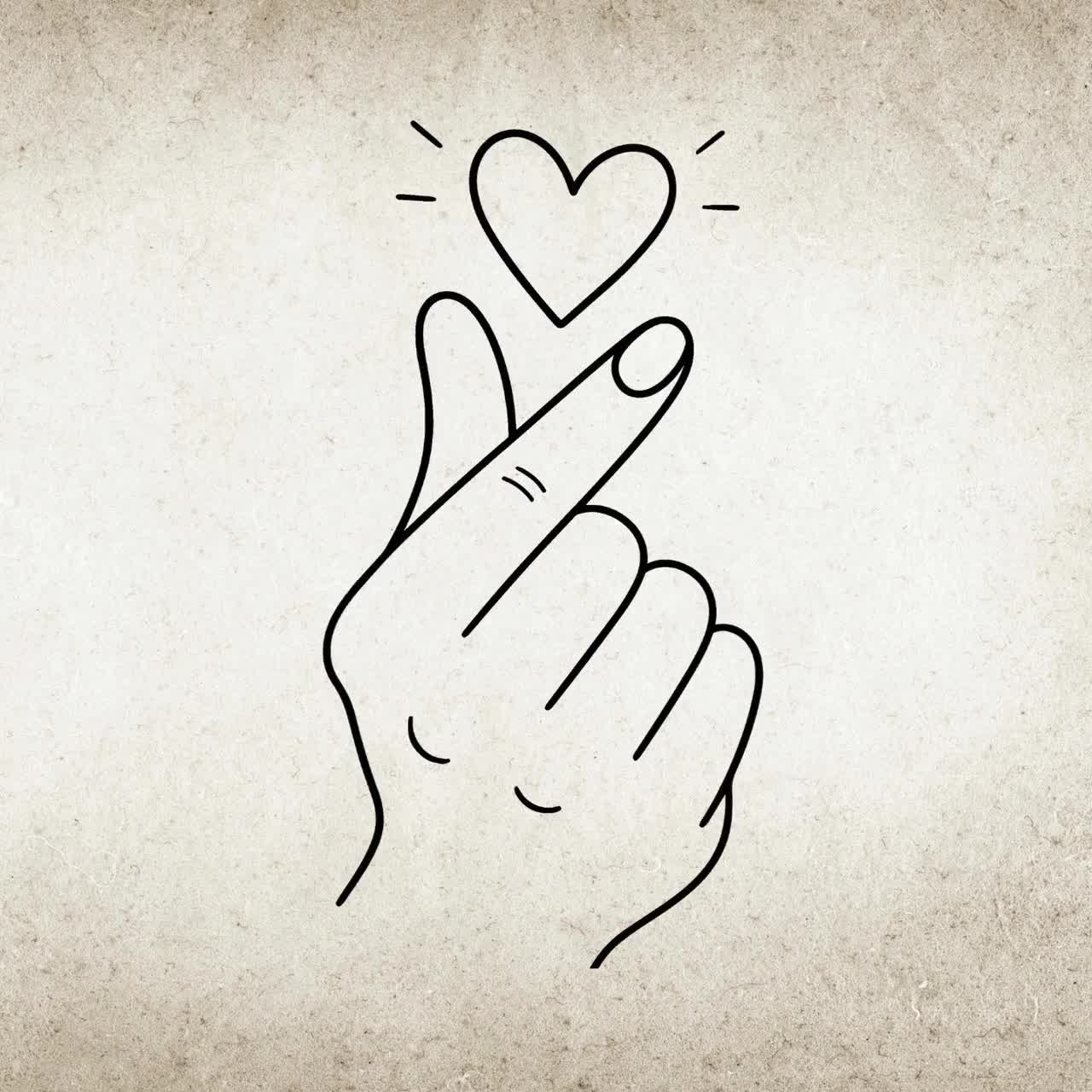 Heart Sign With Fingers