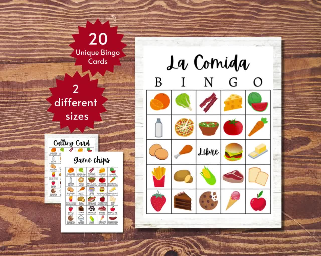 Bingo De Sentimientos Esl