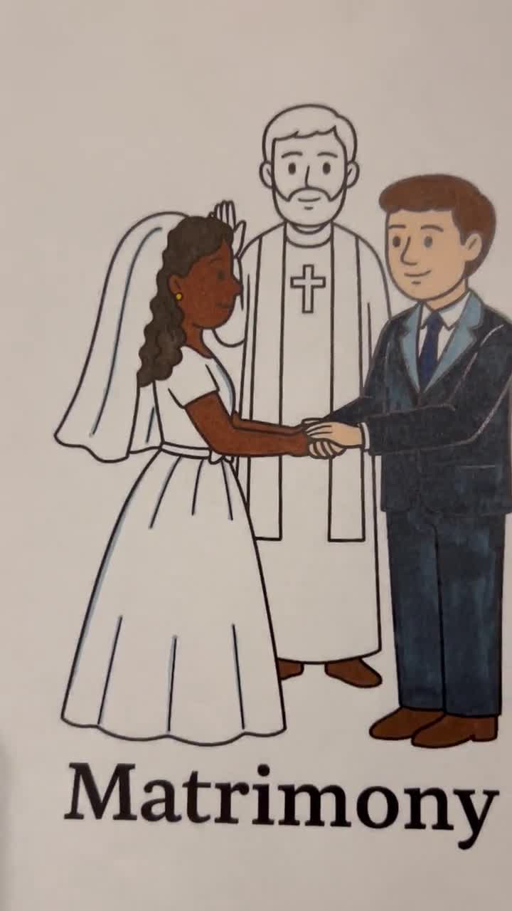 Matrimony Coloring Page
