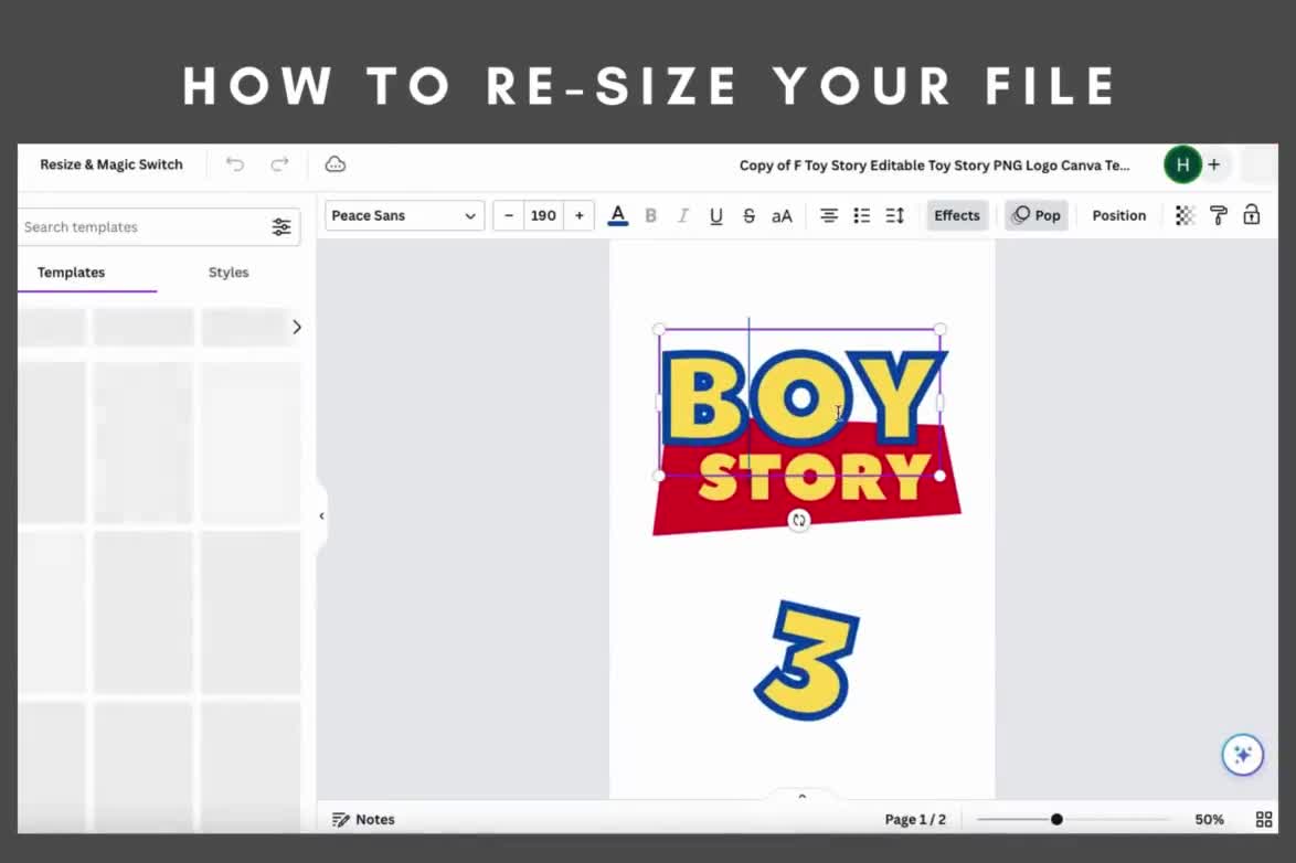 Toy Story Logo Maker