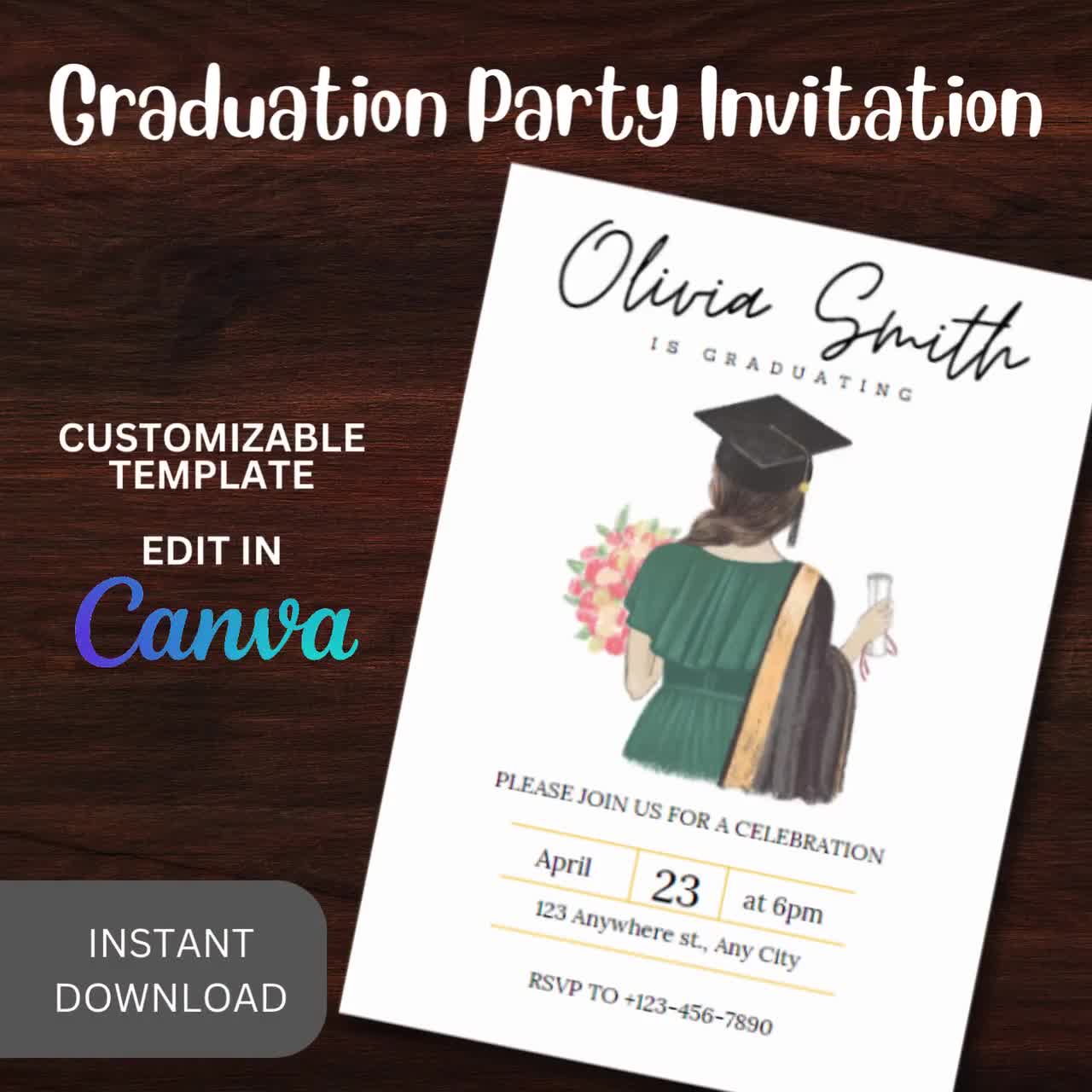 Graduation Invitation Templates Microsoft Word Graduation Party Flyer.