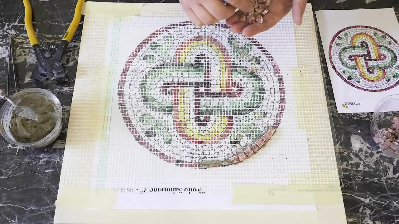 Mosaik-Set "Asaroton Fisch" + tutorial