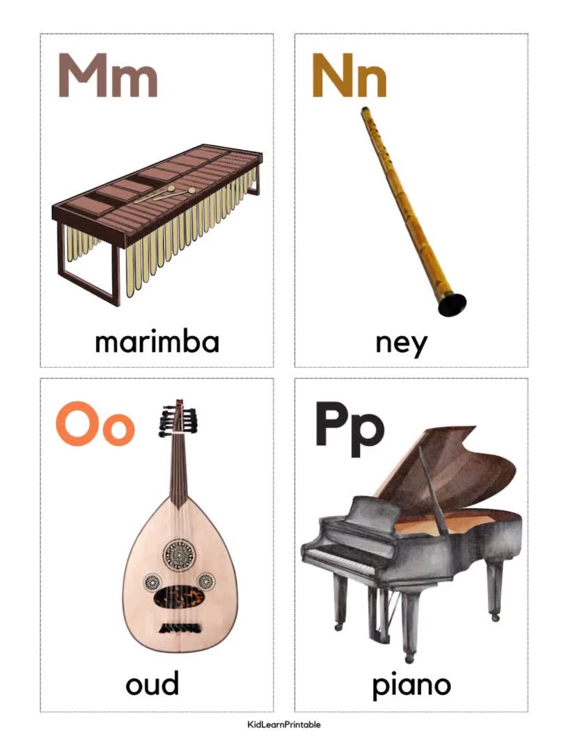Musical Alphabet Flashcards Alphabet Flashcards Music Flashcards