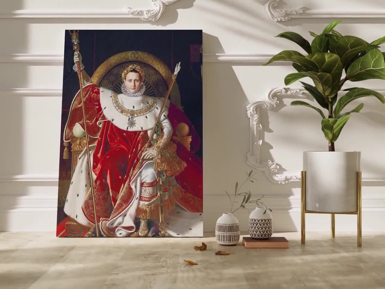 Napoleon On His Imperial Throne Napoleon On The Imperial Throne In