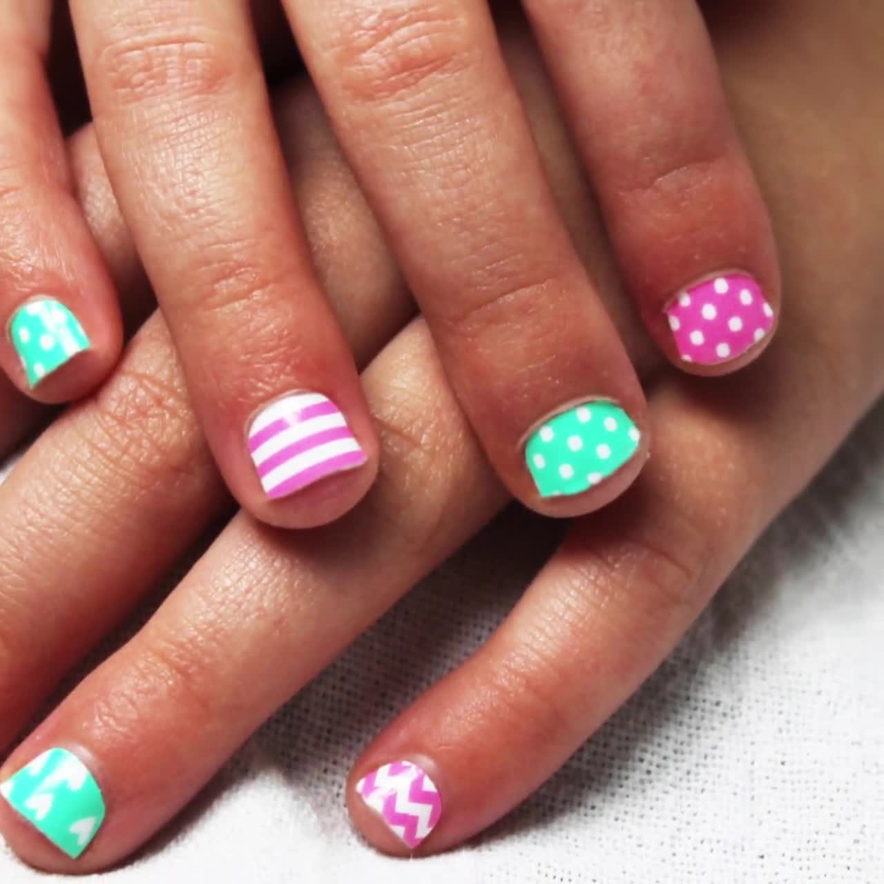 Cute nail designs for kids store