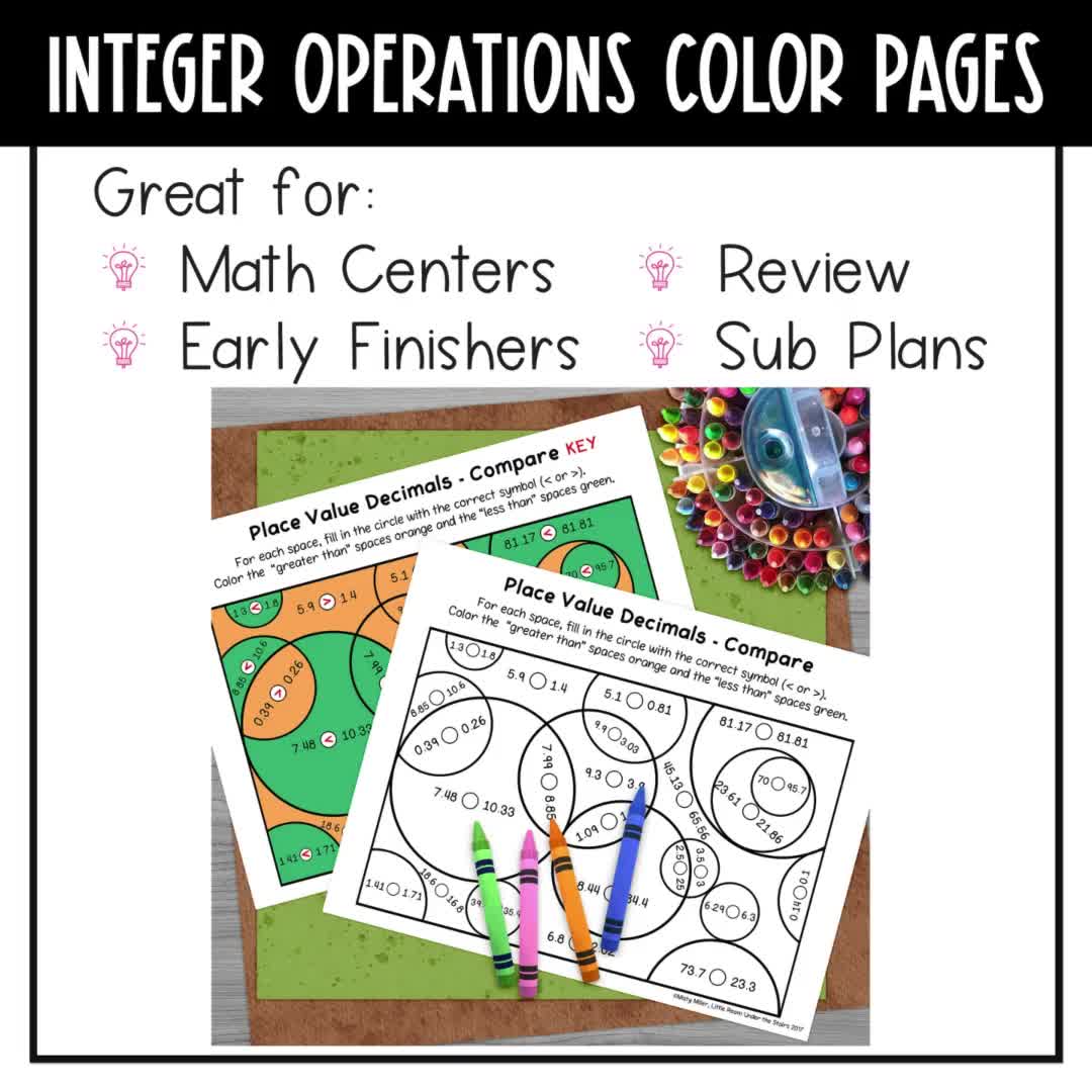 place value coloring pages