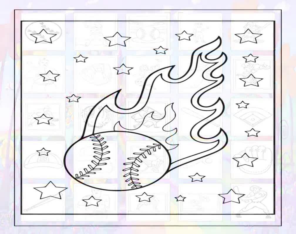Baseball Coloring Pages For Kids Printable Coloring Home