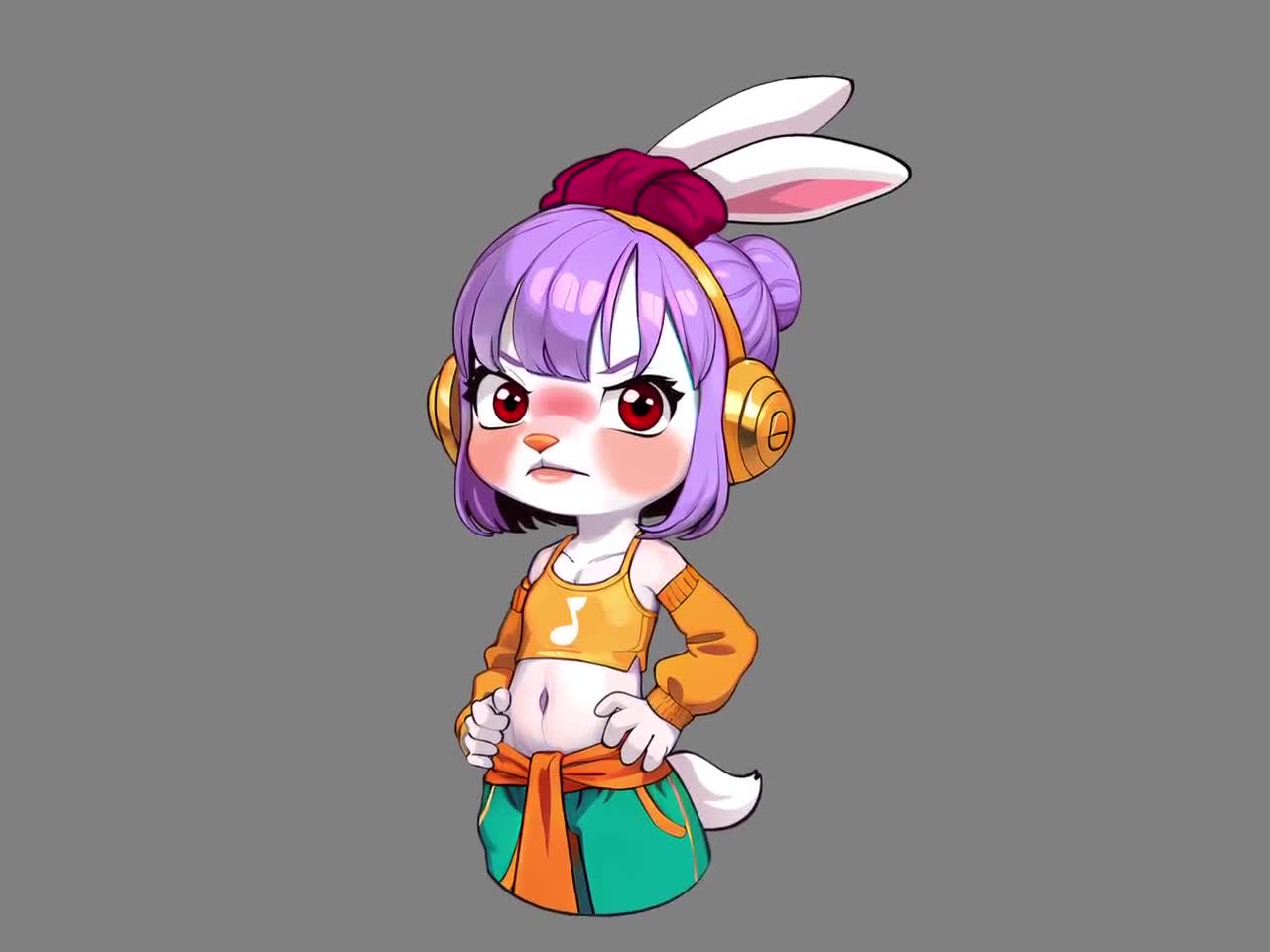 Carina Coniglietta Anime Chibi