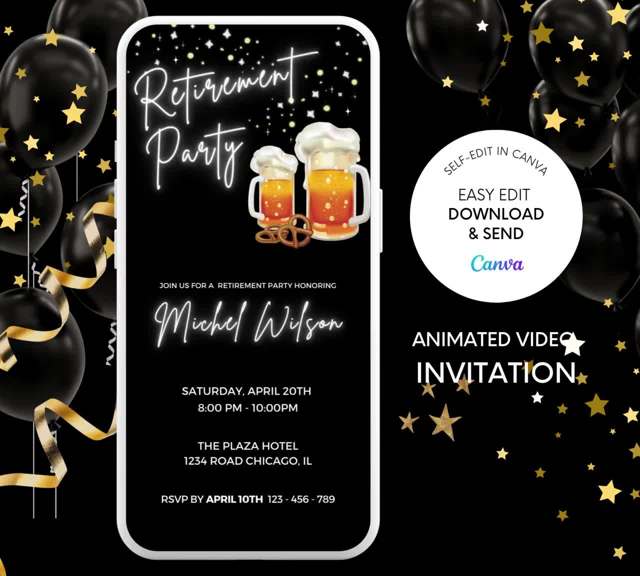 Retirement Party Invitations Templates For Men Retirement Party