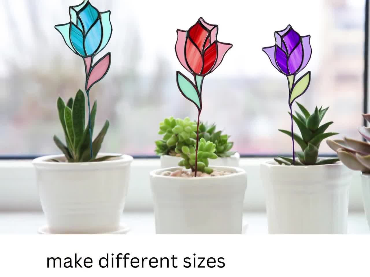 Rosebud Stained Glass