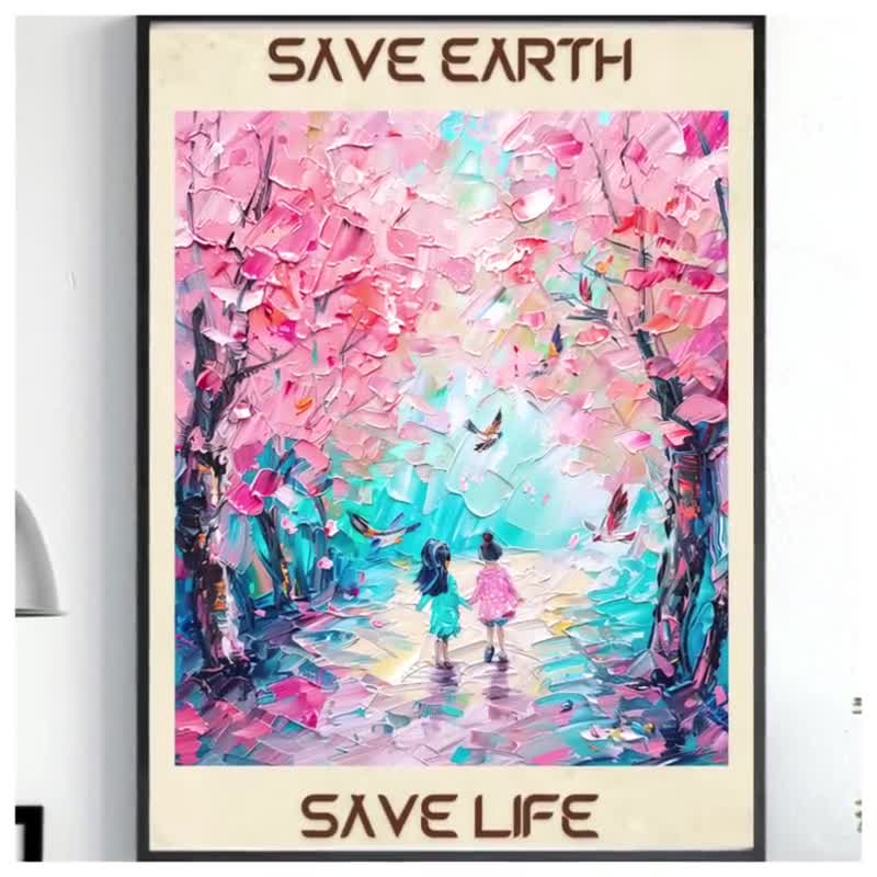 50 Save Earth Save Life Poster Making Dream Save Water Slogans | Girl