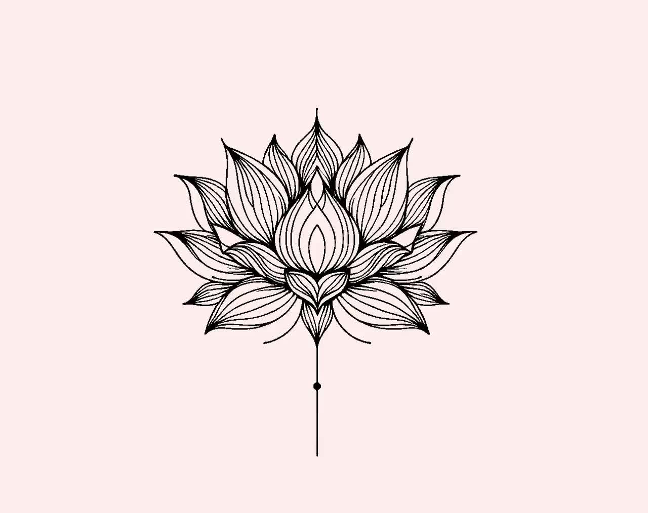 Lotus Flower Tumblr Tattoo