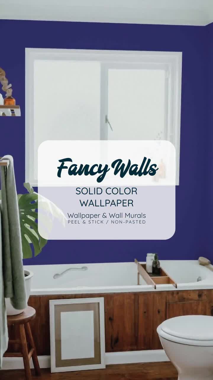 Solid Color Removable Wallpaper