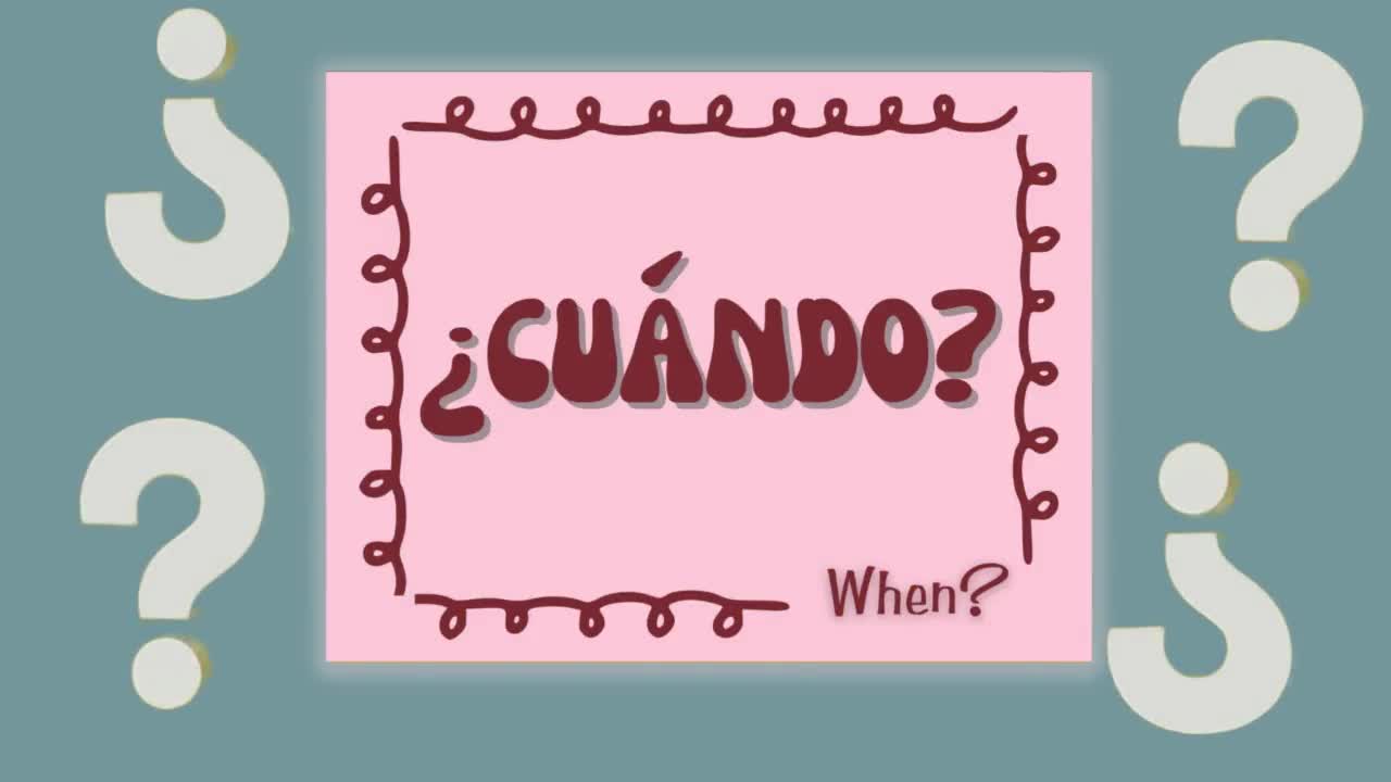 5 Different Spanish Words Question