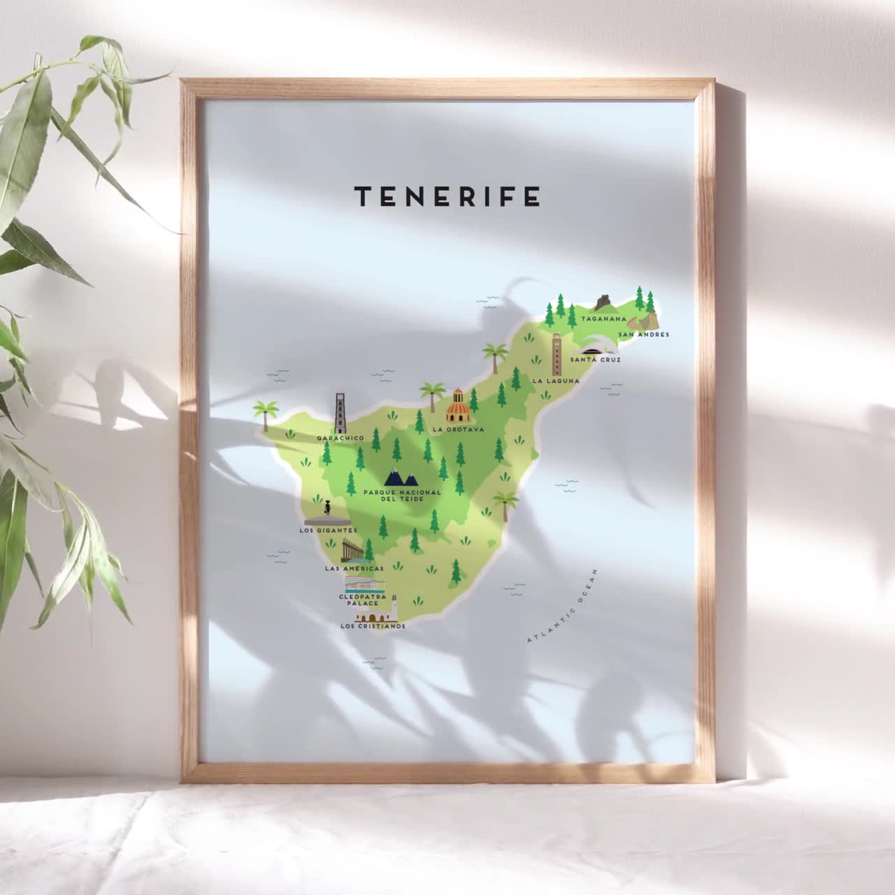 Tenerife Attractions Map Pdf Free Printable Tourist Map Barcelona