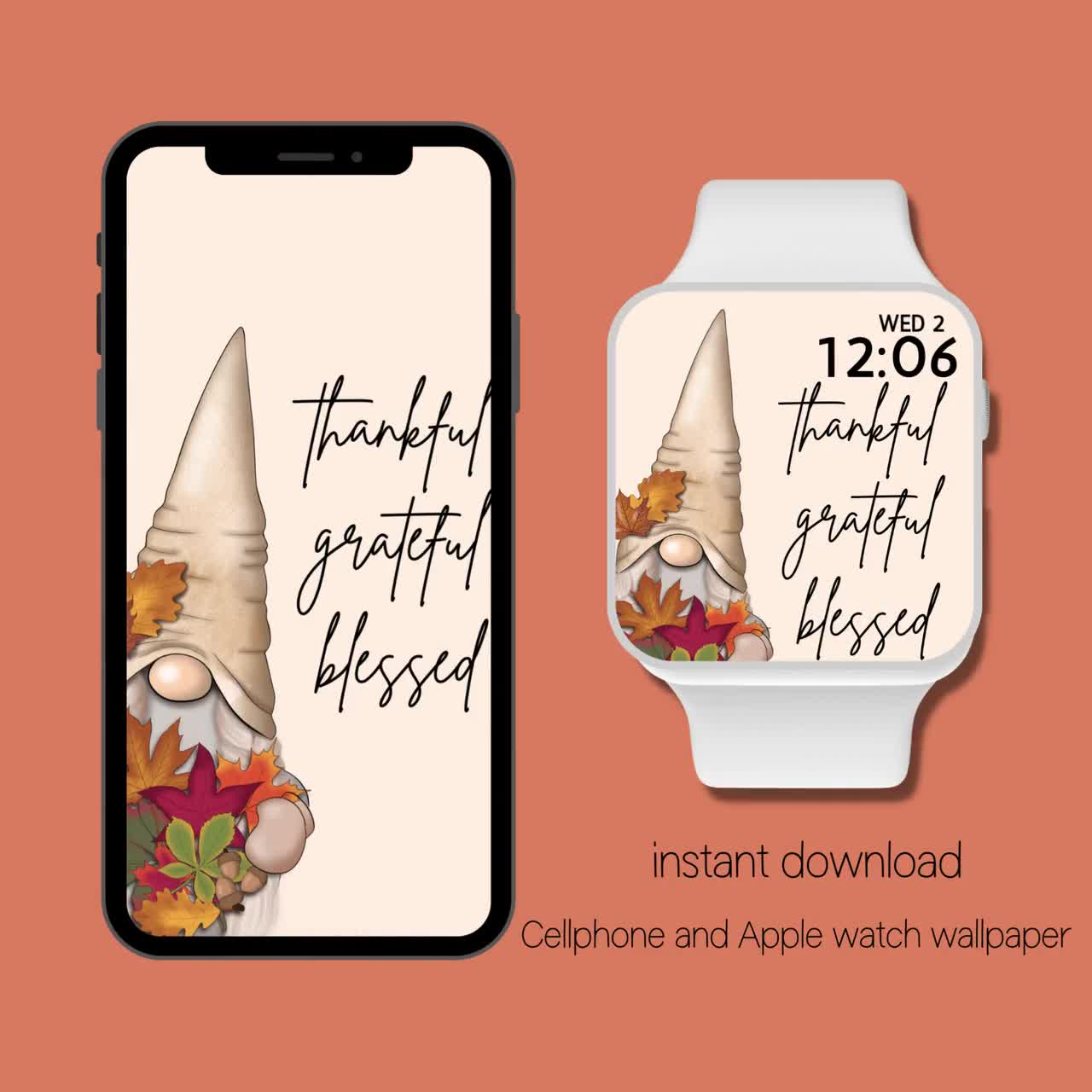 Be Thankful Iphone Wallpaper