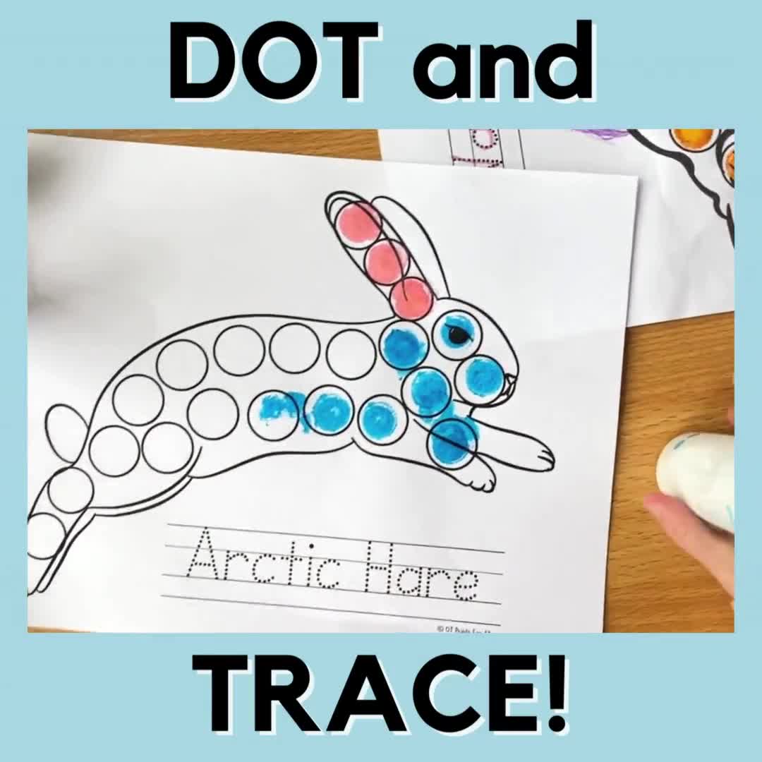 Arctic Dot Art Worksheet 1+ Thousand Polar Bear Coloring Pages