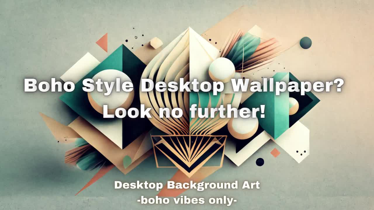 Boho Chic Desktop Wallpaper
