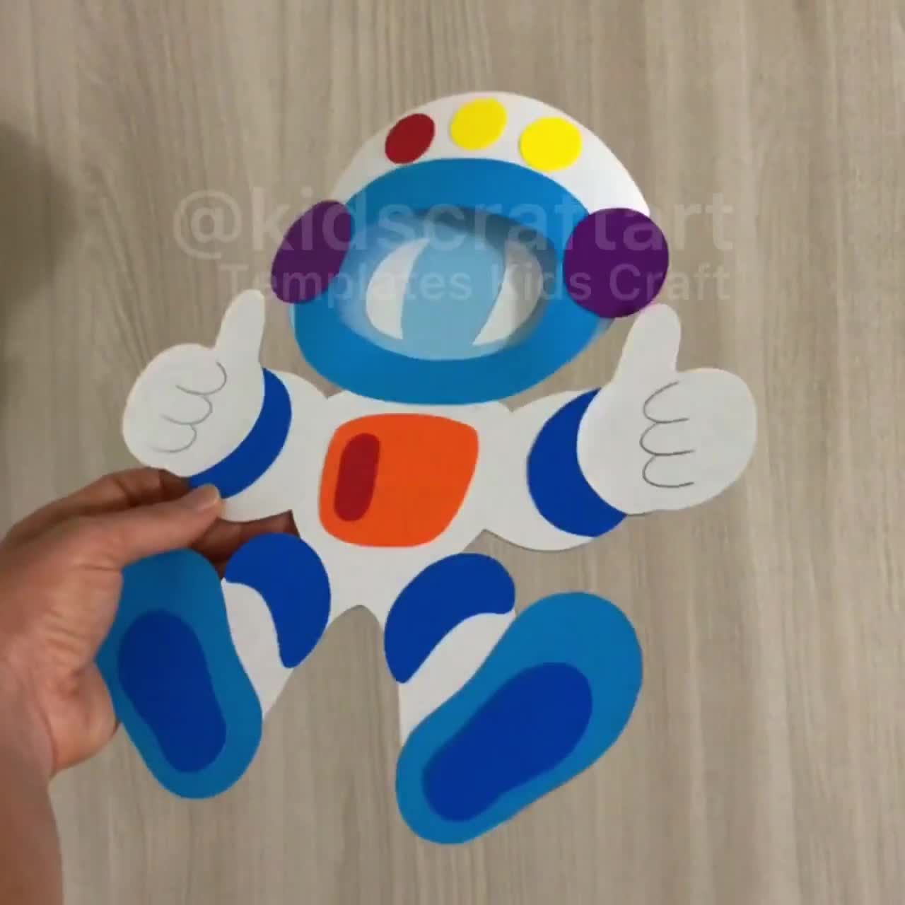 Astronaut Craft Template