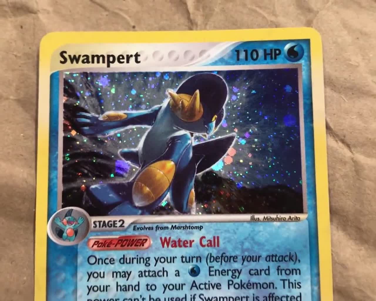 Swampert Ex Card