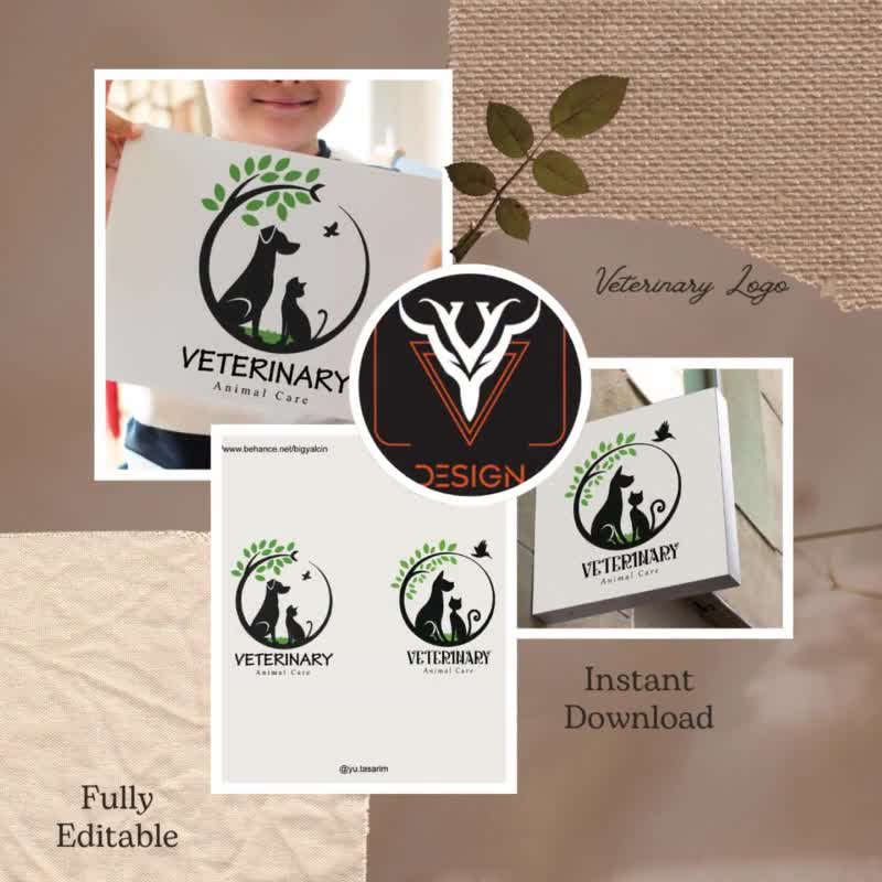 Veterinair Logo Ontwerp Logo Design For Animal Veterinary And Care