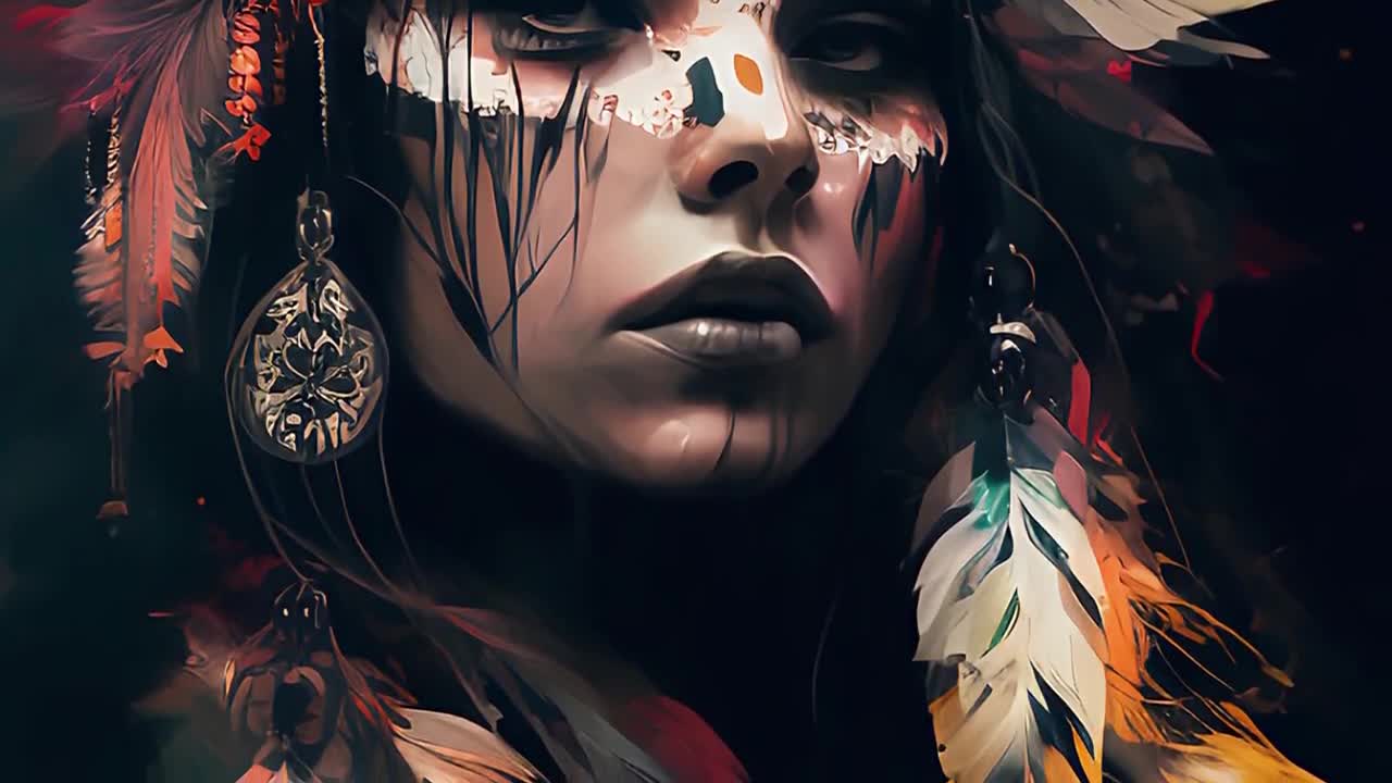 Native Indian Woman Art