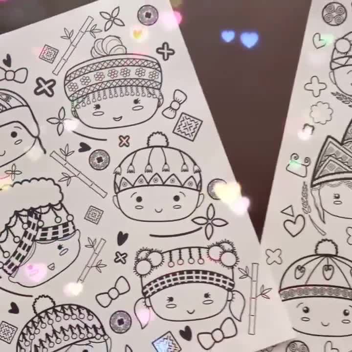 Hmong Cartoon Coloring