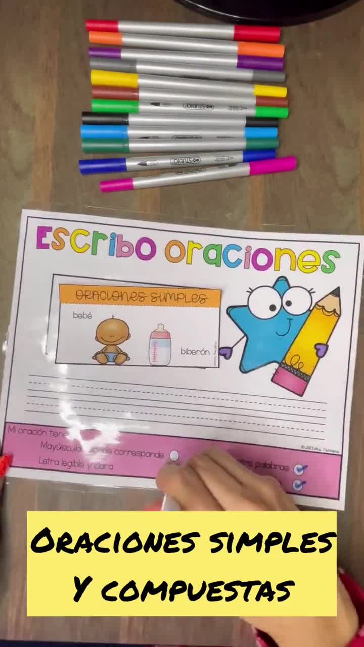 Hojas De Trabajo De Oraciones Simples Y Compuestas