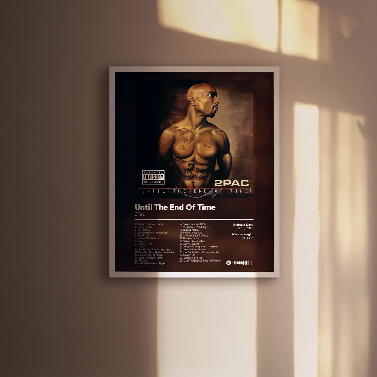 2pac Until The End Of Time Single