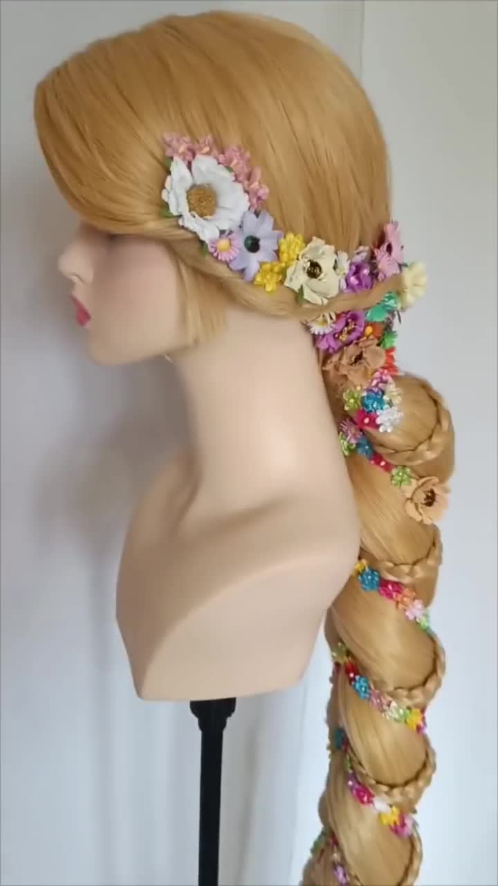 Rapunzel Cosplay Wig Tutorial