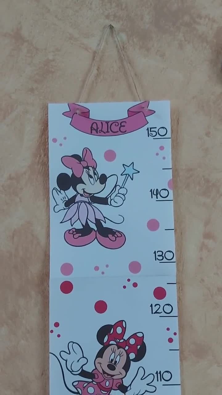 Minnie Mouse Growth Chart 180cm Children Growth Chart Height Stickers