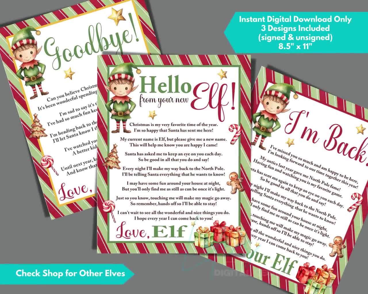 Plantillas De Elfos Para Imprimir Gratis